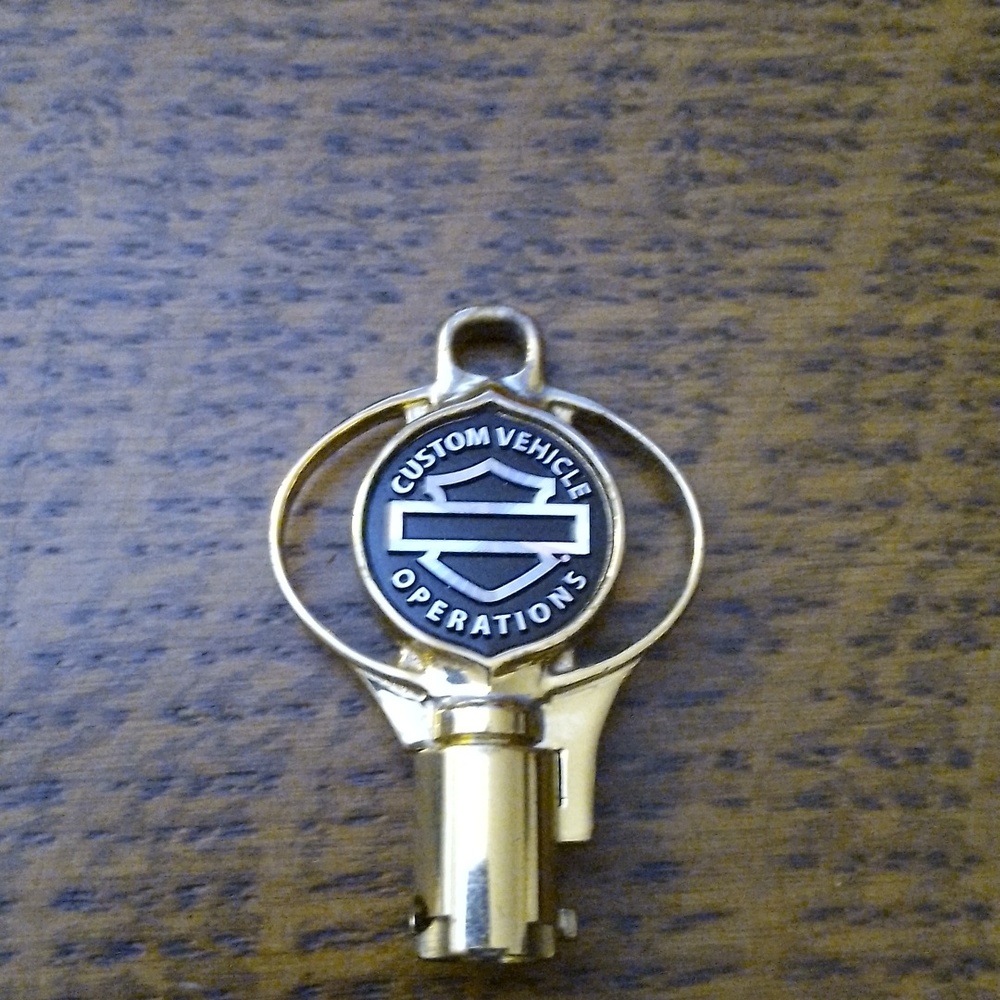 Harley Davidson Rare Cvo Key Solid Brass - Gem
